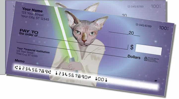 Pets in Costume Side Tear Personal Checks - Personal Checks