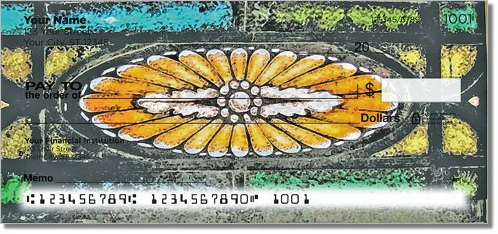 Stained Glass Window Personal Checks - Personal Checks