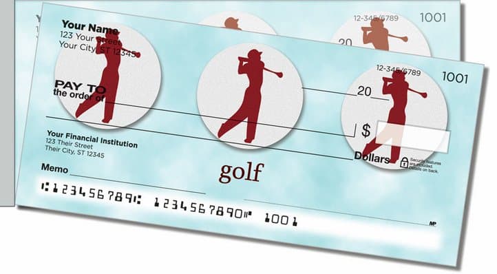 Teeing Off Side Tear Personal Checks - Personal Checks