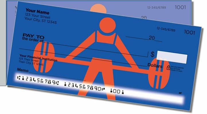 Weightlifting Side Tear Personal Checks - Personal Checks